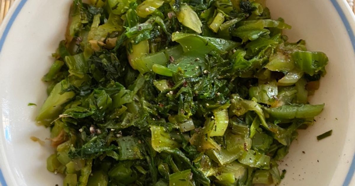 Stir Fried Mustard Greens With Dill Recipe By Minh Hayes