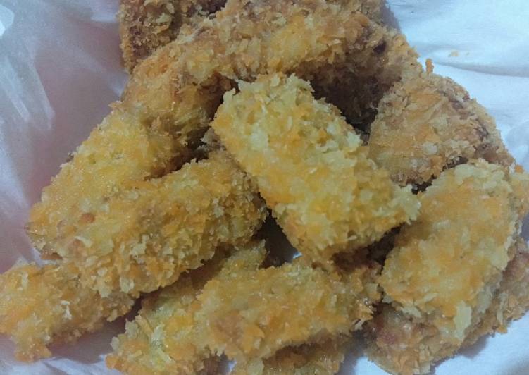 Resep Nugget ayam+sayur+keju oleh Achiie Ramadhani - Cookpad