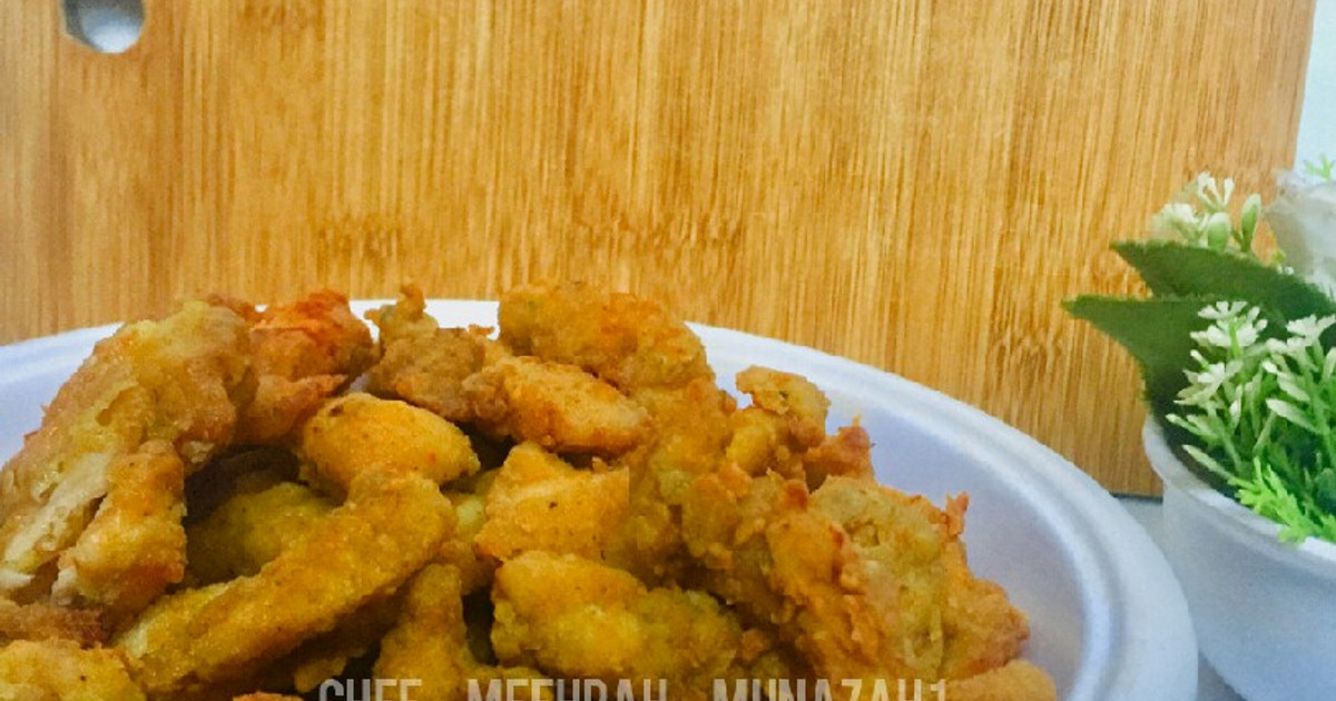 Crispy Chicken (Kfc) girki daga Chef Meehrah Munazah1 - Cookpad