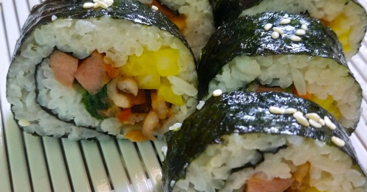 Resep Kimbab Korea Dengan Kearifan Lokal oleh arintiya - Cookpad