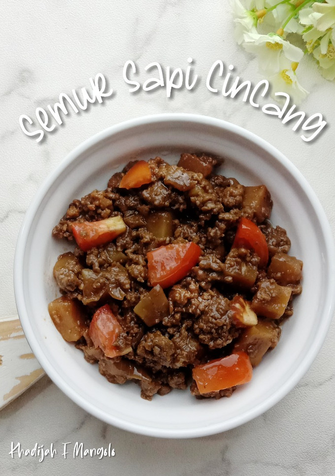 Resep Semur Daging Sapi Cincang Kentang Ala Tin Tin Rainer oleh ...