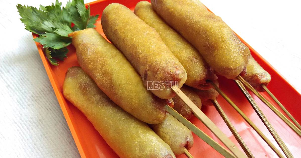 Resep Homemade Corn Dog with Homemade Cornmeal oleh Rachma Esty Utami ...