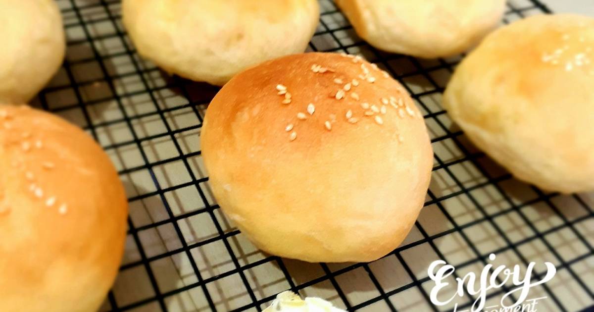 Resep Roti Burger Homemade oleh Indah Riduwan - Cookpad