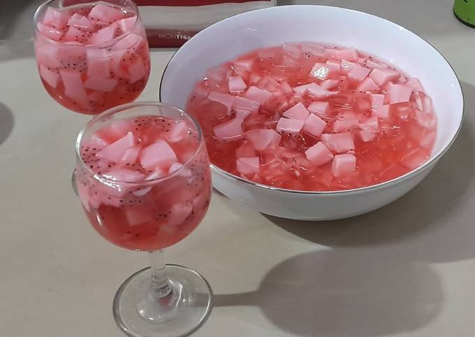 Resep #55. Es Pudding Susu Strawberry oleh Ummu Iffah - Cookpad