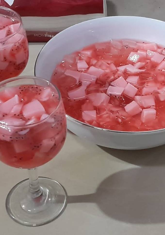 Resep #55. Es Pudding Susu Strawberry oleh Ummu Iffah - Cookpad