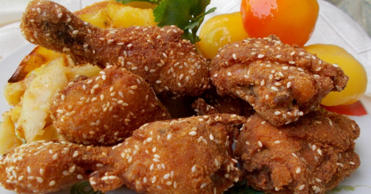 Szezámmagos Csirkecombok Tepsiben Sütve | Edit56 receptje - Cookpad ...