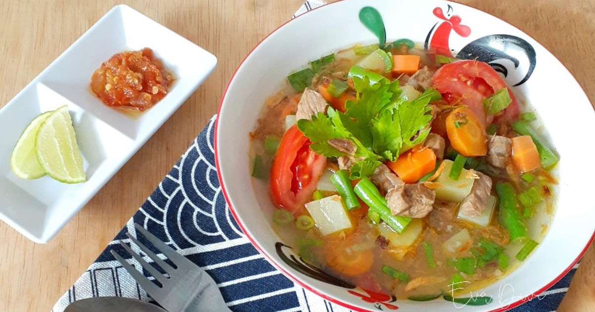 Resep Sop Daging Tetelan oleh Eva Dwi - Cookpad