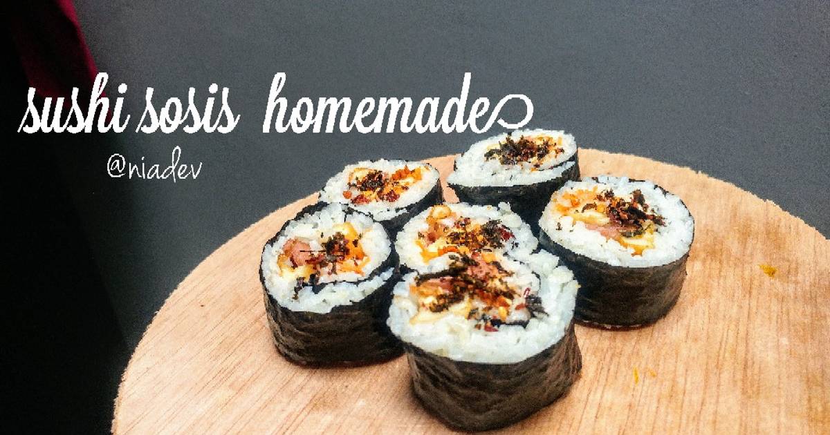 152 resep sushi homemade sosis enak dan mudah - Cookpad