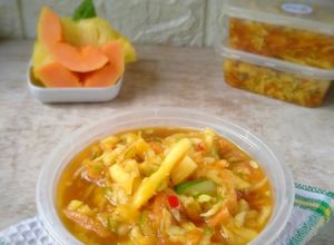 Resep rujak serut mangga nanas timun rumahan enak dan mudah - Cookpad