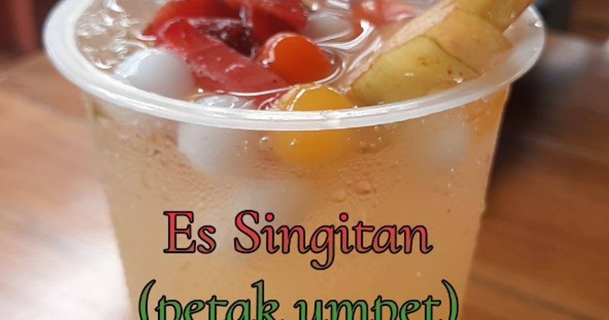 Resep 710. Es Singitan (Petak Umpet) oleh Dwi W - Cookpad