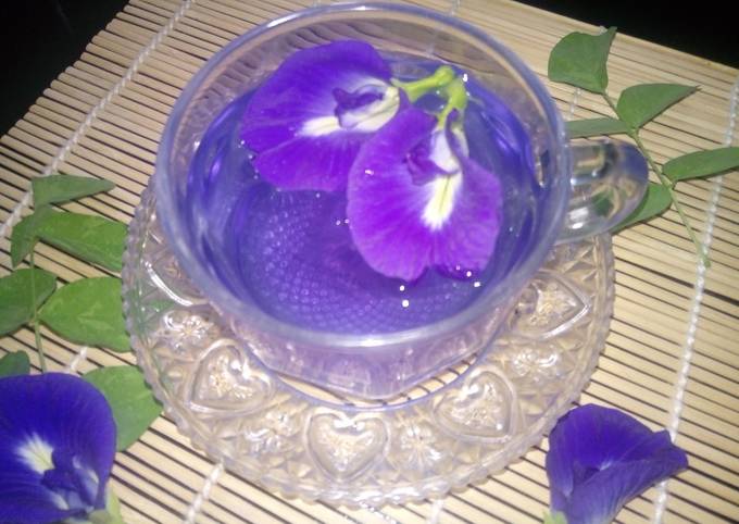 Resep Teh Bunga Telang oleh Simakke - Cookpad