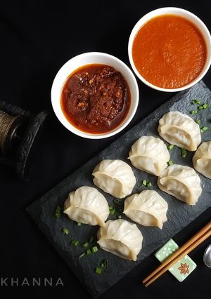 Steamed Chicken Momo (Tibetan Dumplings) Recipe by Jibita Khanna - Cookpad
