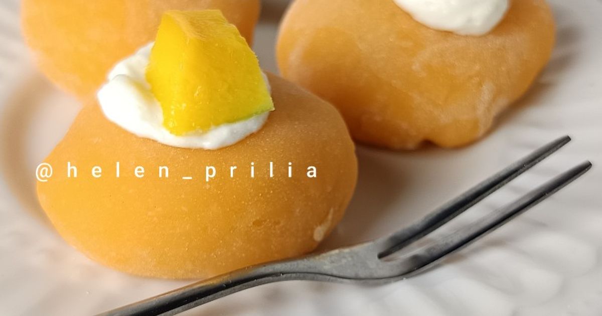 Resep Mochi Mangga oleh Naads_Kitchen - Cookpad