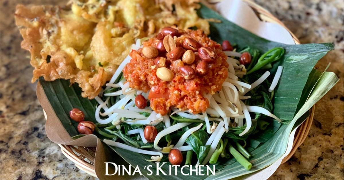 Resep Plecing Kangkung ala Bali oleh Dina’s Kitchen - Cookpad