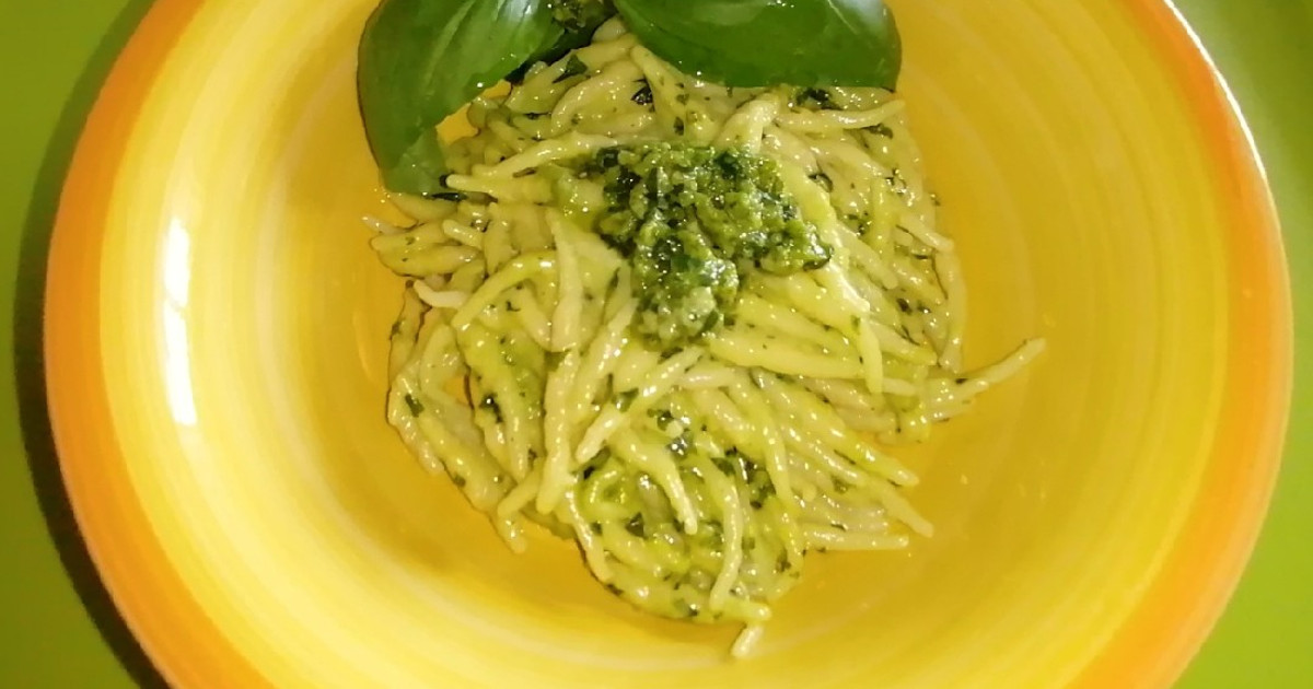 Ricetta Trofiette Al Pesto, Un Verde Trionfo Estivo🌿🌅 di Maria Digiulio ...