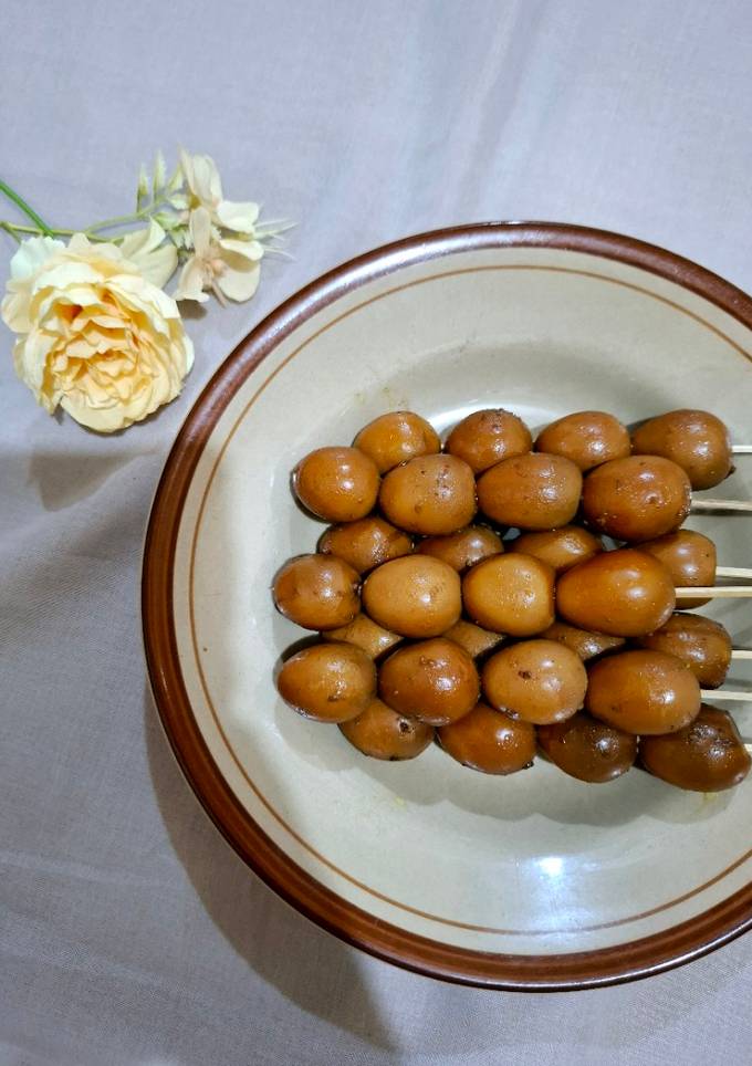 Resep Sate Telur Puyuh (no ribet) oleh Dwi Rahayu - Cookpad