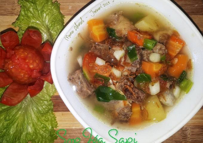 Resep Sop Iga Sapi oleh 👩‍🍳 Mama Akmal - Cookpad
