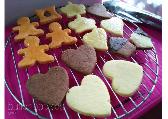 Resep Butter cookies oleh NYALISSUCITRA - Cookpad