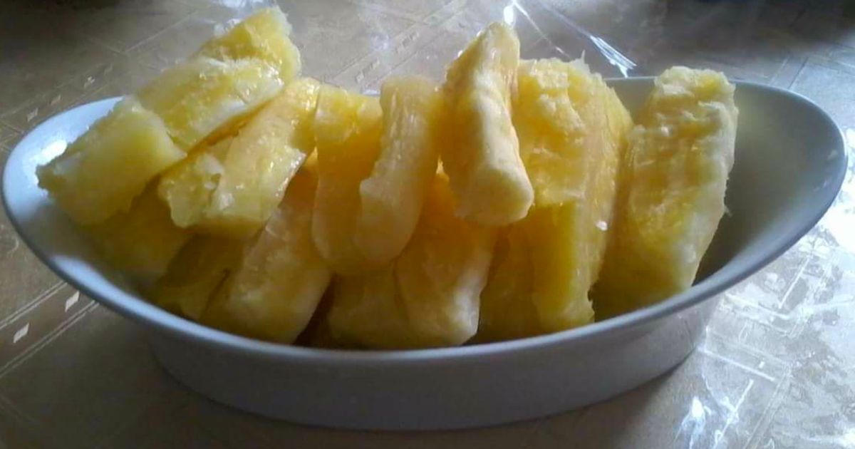 Yuca Hervida Receta de Doris Jaime- Cookpad