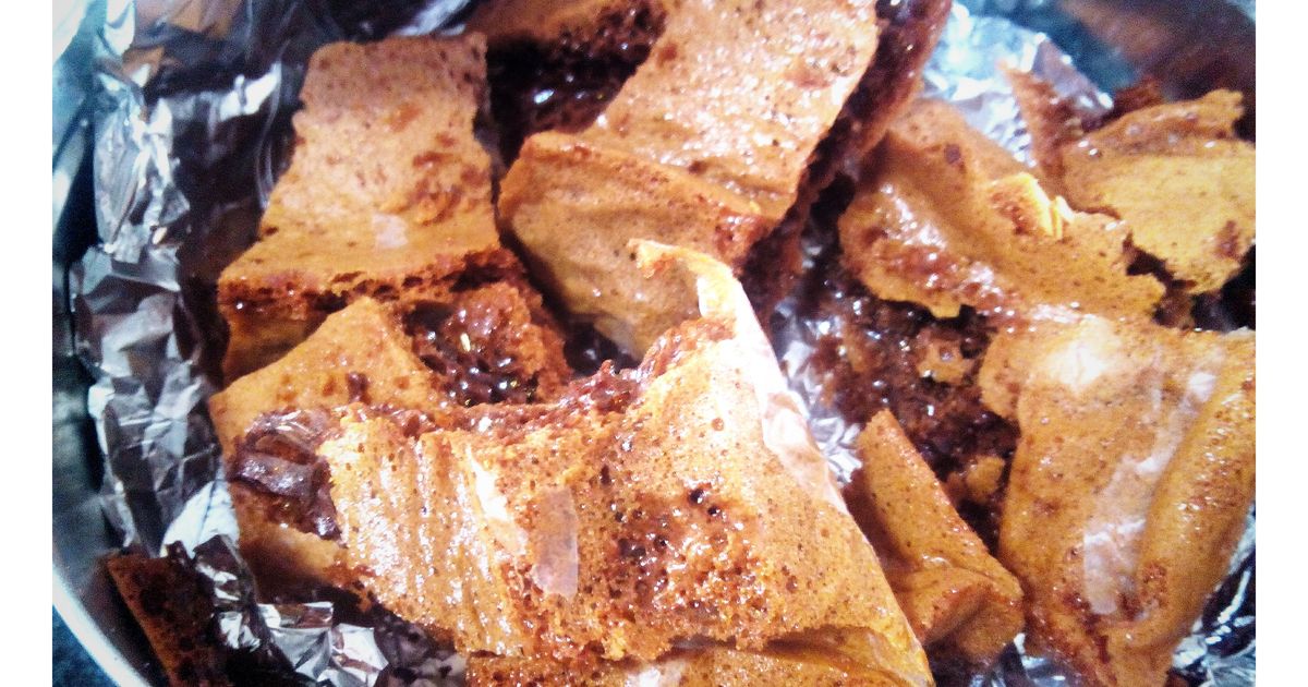 Homemade Honeycomb Crunchie Bars Recipe by Anju Tony - Cookpad