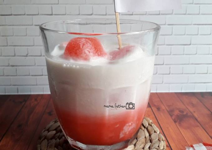 Resep Es susu cocopandan oleh Mama fathan - Cookpad