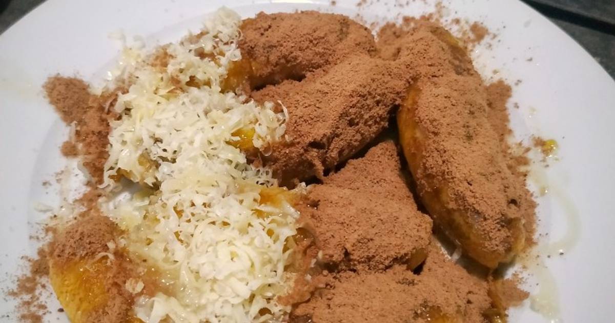 Resep Pisang bakar keju milo oleh Saluna Mahira - Cookpad