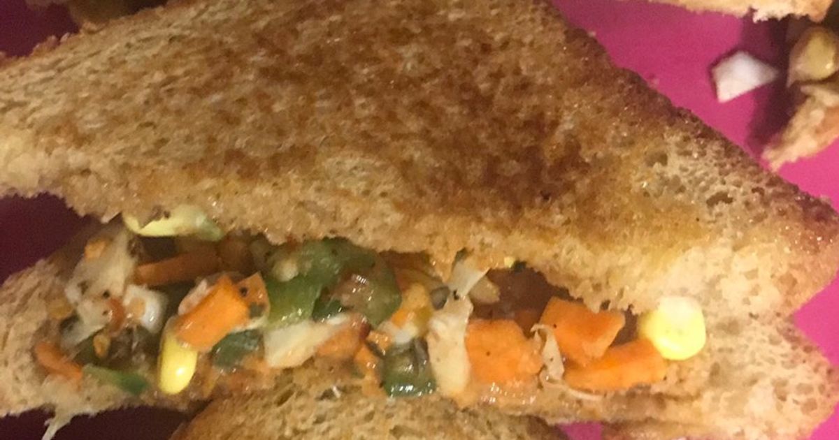 Chinese Sandwich Veg Sandwich Recipe by theGlocalChef Rashmi - Cookpad