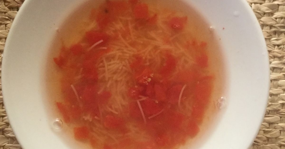 sopa de cabello de angel facil - 34 recetas caseras- Cookpad