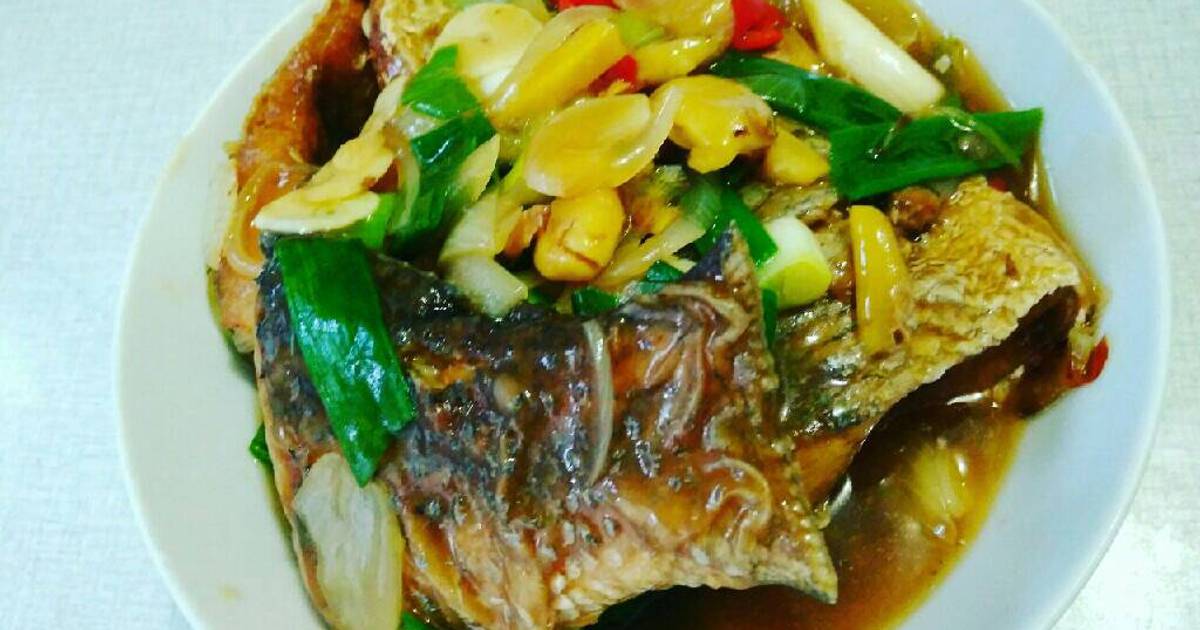 Resep Ikan Kakap Cah Jahe oleh Priscilla Sanny Oey - Cookpad