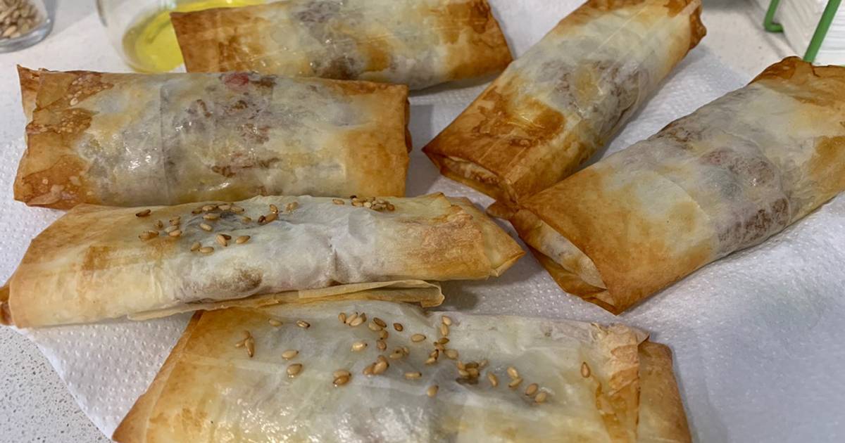 Rollitos de verduras con masa filo Receta de Arantza- Cookpad