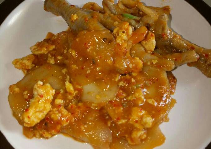 Resep Seblak Hot (kerupuk ceker dan telur) oleh Rekha Angel - Cookpad