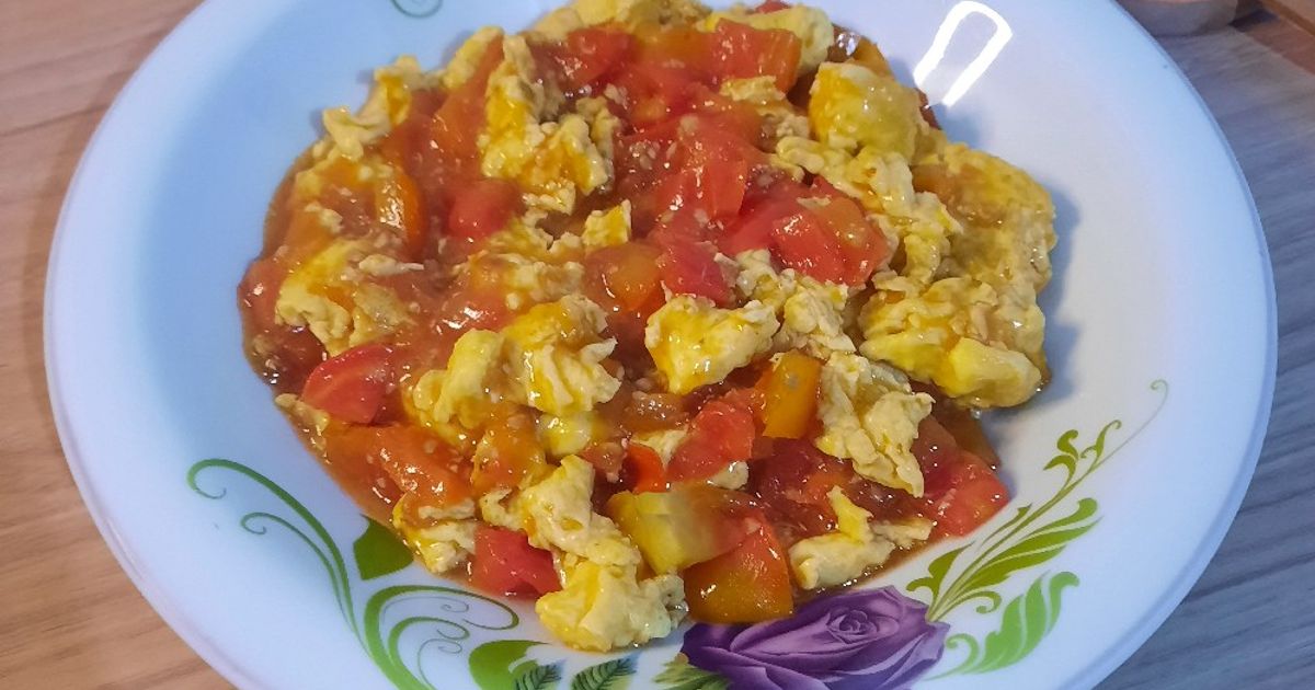 Resep Tumis Telur Tomat Praktis Dan Sehat oleh Naila Maharani - Cookpad