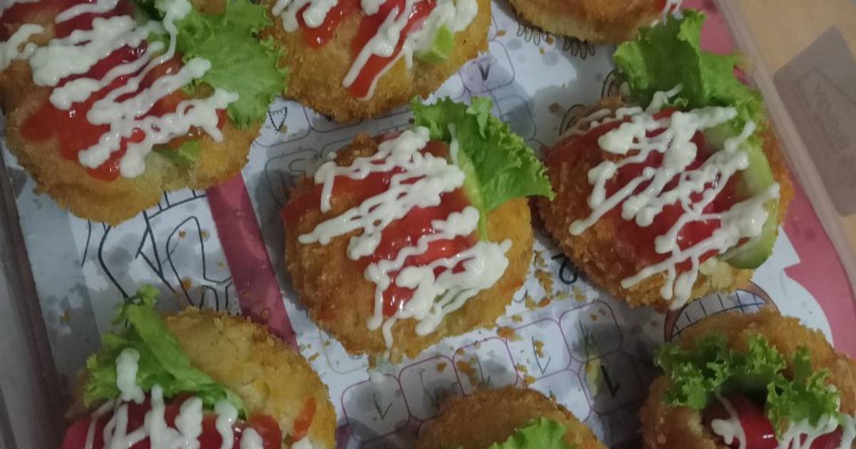 Resep Burger goreng oleh balia - Cookpad