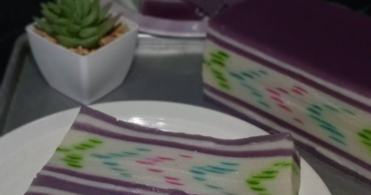 Resep Kue lapis batik/tenun oleh DapurMamakAZR - Cookpad
