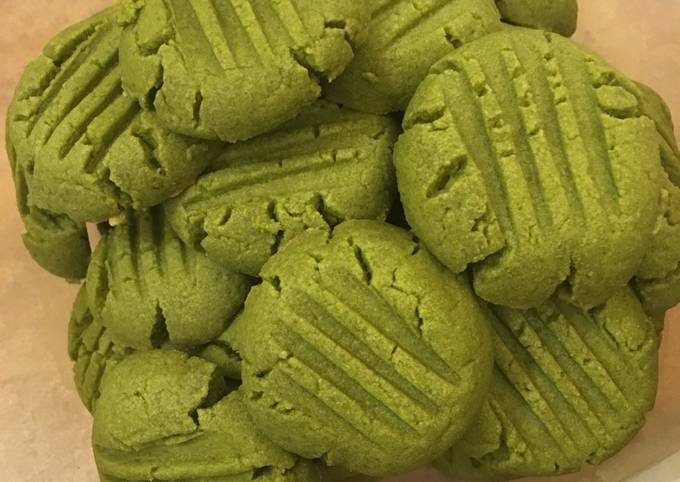 Resep Matcha Cookies Super easy oleh Queen Drewbie - Cookpad