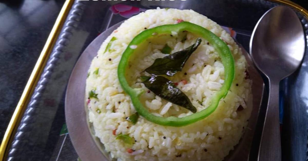 Capsicum lemon Rice Recipe by Kavita R - Cookpad