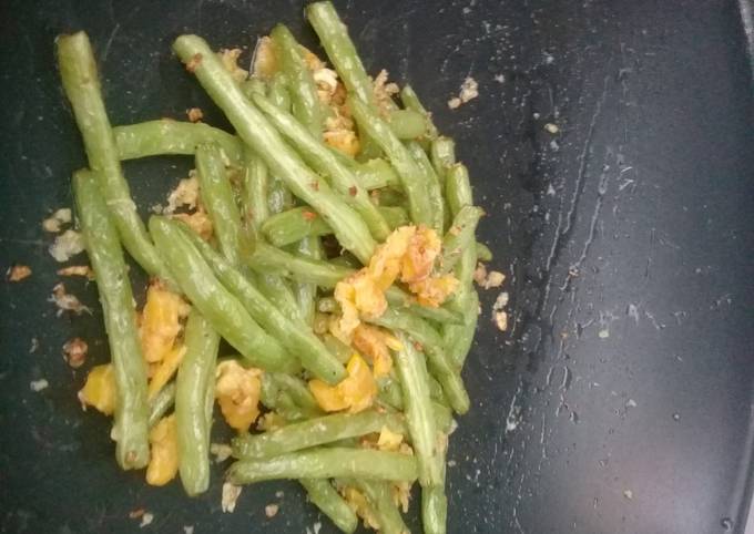 Resep Buncis telur asin home made oleh Yudhistyra Pasha - Cookpad