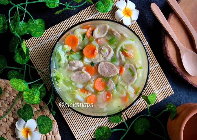 Resep Sup Sayur Baso Sapi oleh Enik Sulistyawati - Cookpad