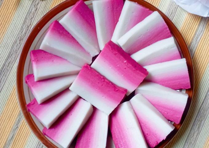 Resep Kue Lapis Beras Ombre oleh Idda Fitria Putri 🍕 - Cookpad