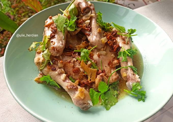 Resep Pek cam kee / ayam jahe metode kukus simple 😁 oleh Ulie Herdian ...