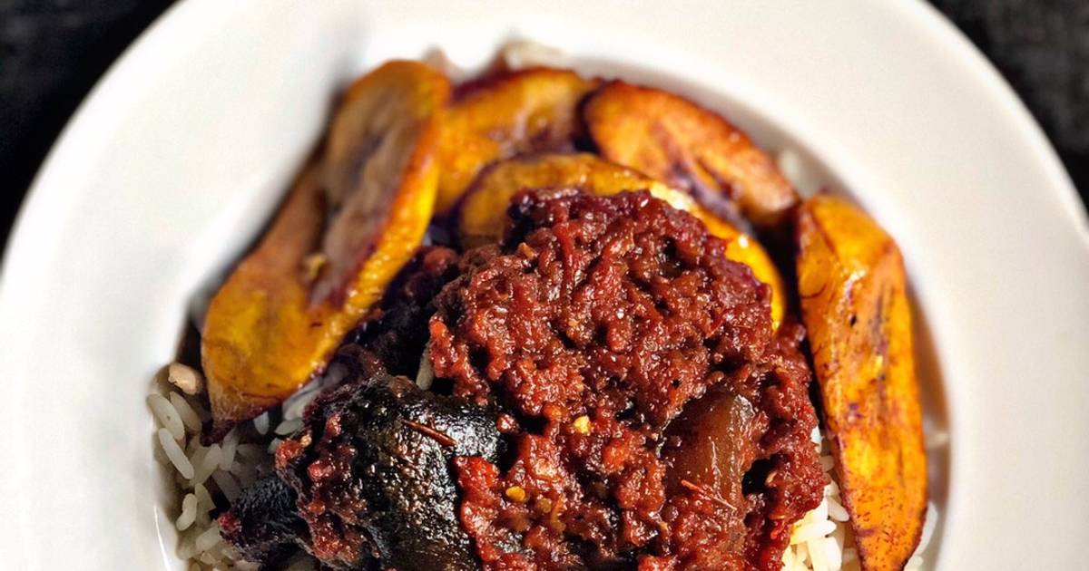 Fried Goat Meat Stew Recipe by Brenda Njemanze - Cookpad