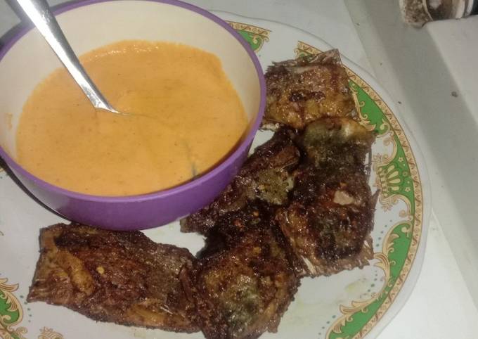 Resep Ikan Kiper goreng garing dan sambal khas Lamongan oleh Rxuar ...