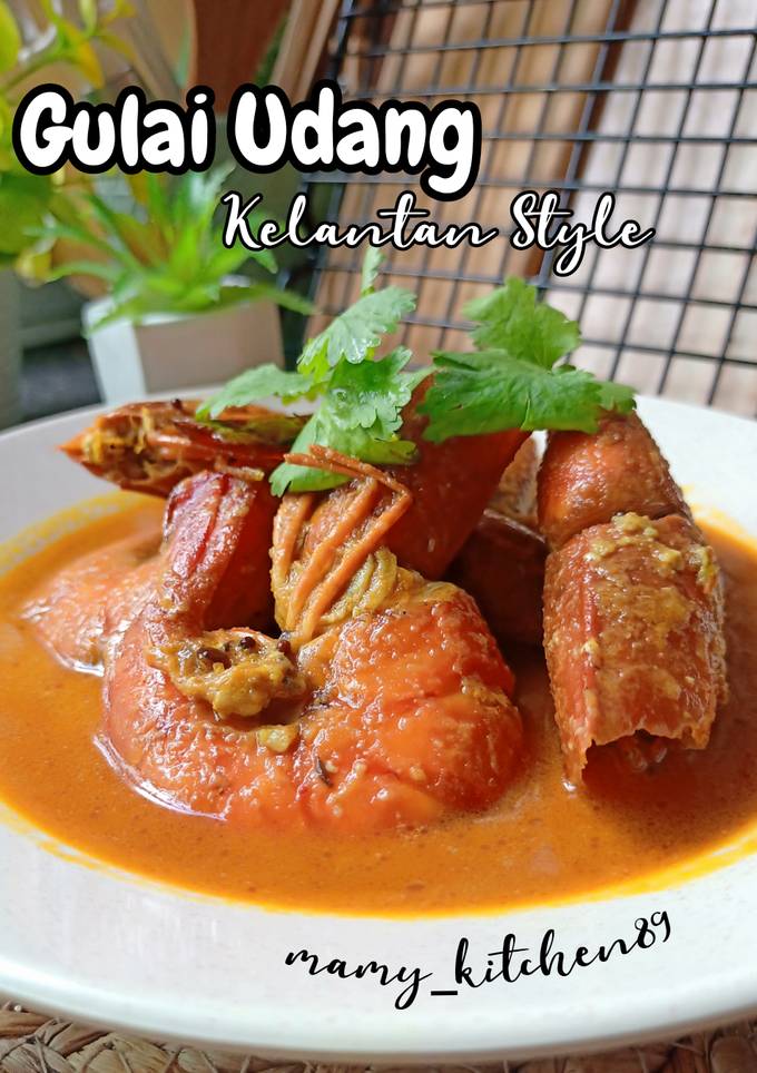 Resipi Gulai Udang Kelantan Style oleh mamy_kitchen89 - Cookpad