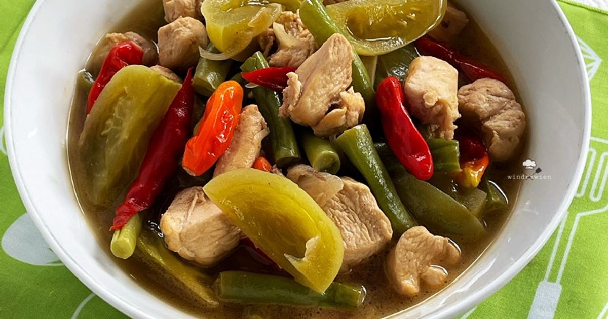 Resep Asem Asem Buncis Ayam oleh Windri Aries - Cookpad