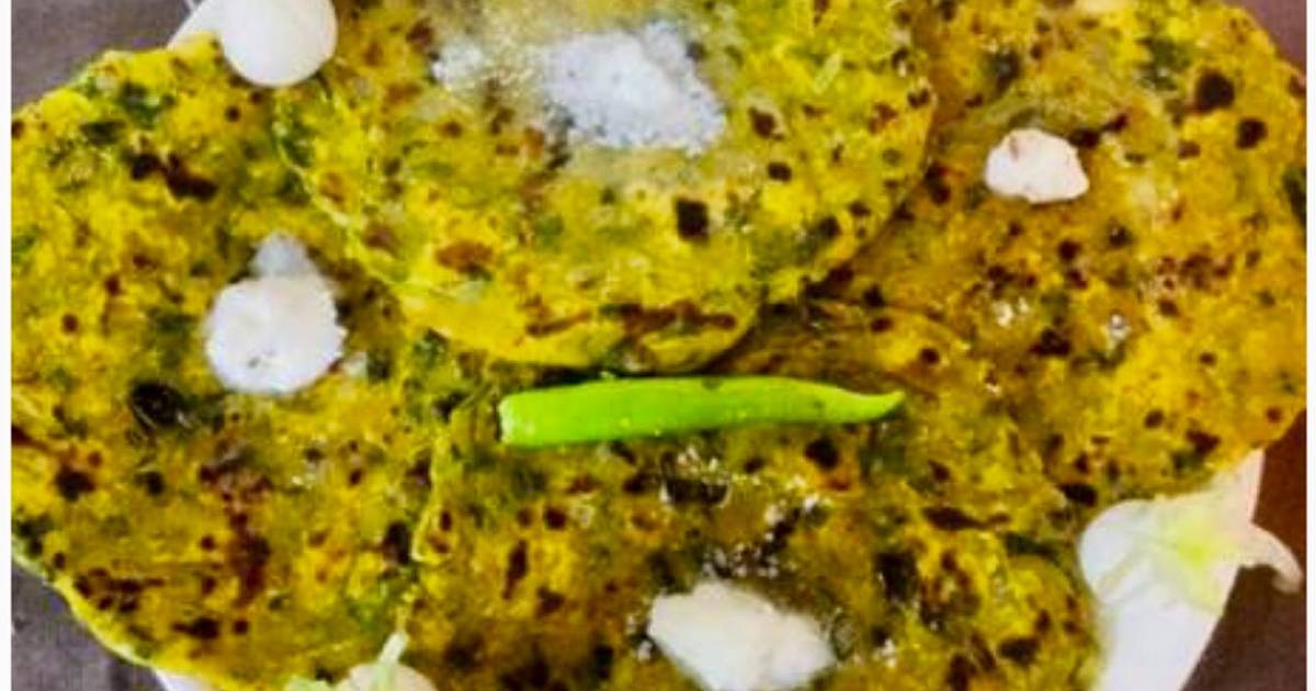 #Spring Onions-Methi & Dal Paranthas Recipe by Sadhana Mohindra - Cookpad