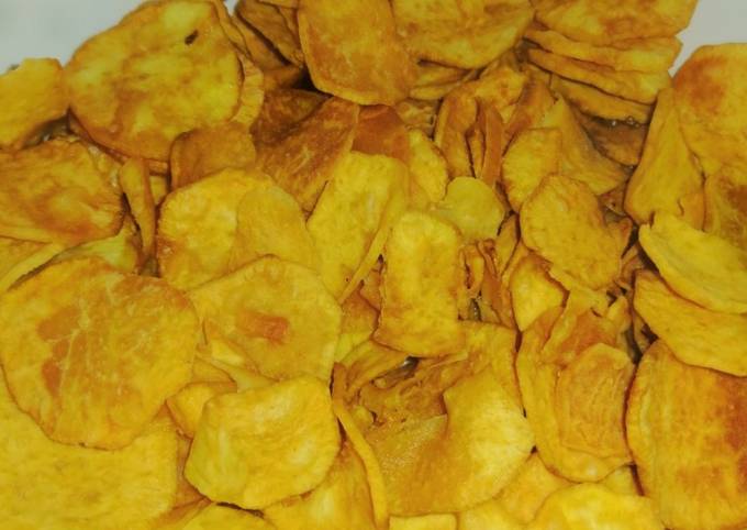 Cripsy potatoe chips girki daga khamz pastries _n _more - Cookpad