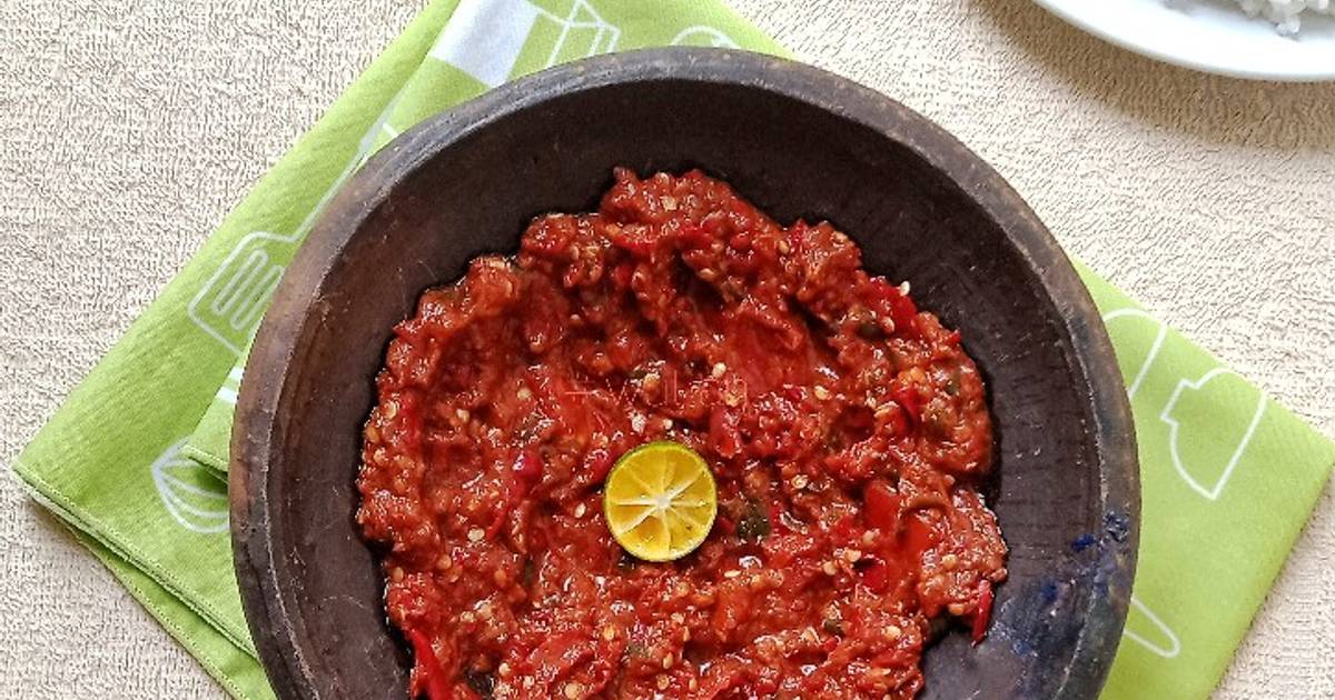 81 resep sambal tempong enak dan mudah - Cookpad