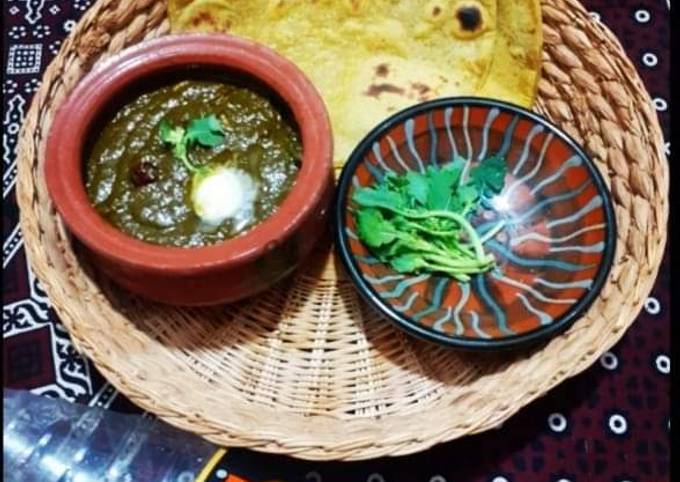 Sarson Ka Saag Makai Roti Recipe by Shamila Ali - Cookpad