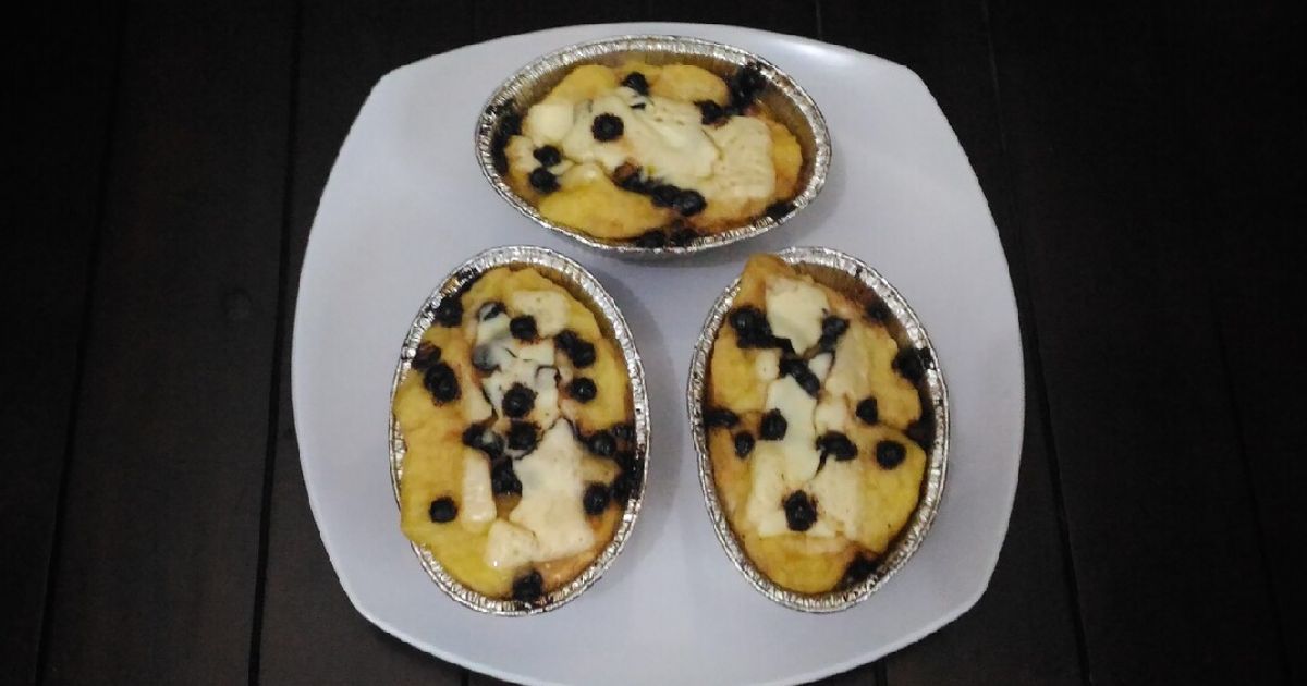 Resep Puding Roti (Kukus) Choco Chips Keju oleh CHA - Cookpad