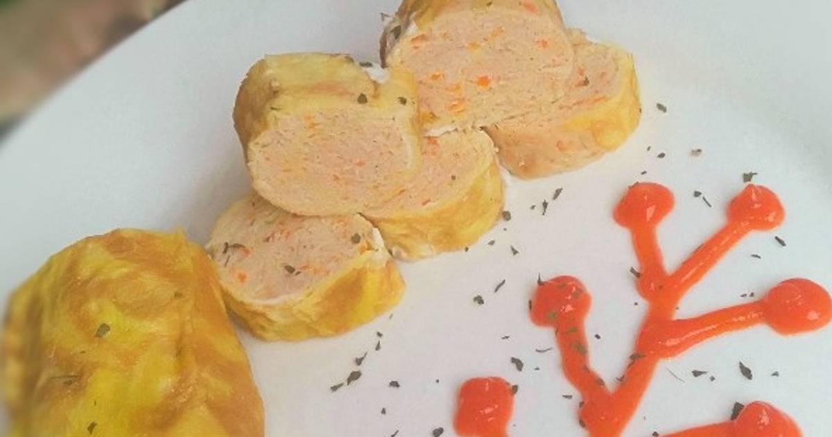 Resep Rolade Ayam Telur no Tepung oleh unis shodiqin - Cookpad